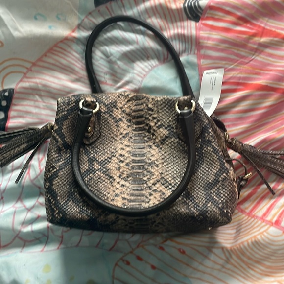 Stuart Weitzman | Bags | Stuart Weitzman Snake Skin Bag Purse Brand New ...